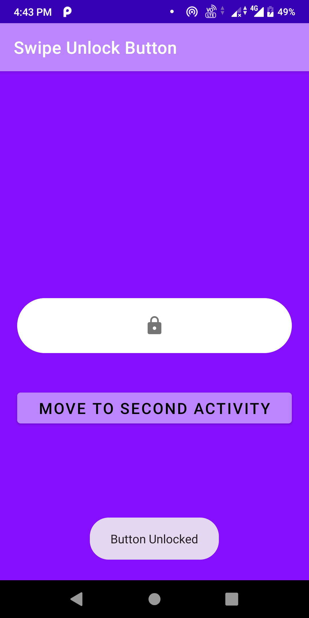 GitHub - anjali628/Swipe-Unlock-Button: A simple android feature that can be implemented in many ...