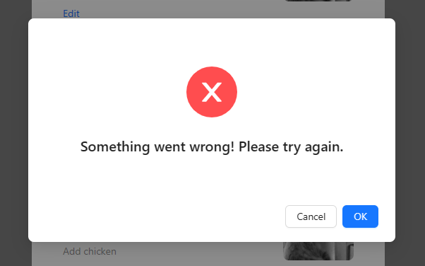 Disable Button on modal when send orders request complete (with any status) · Issue #14 ...