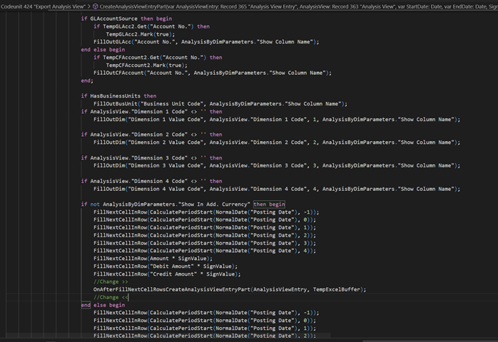 New Publisher CreateAnalysisViewEntryPart in Codeunit 424 Export Analysis View · Issue #12306 ...