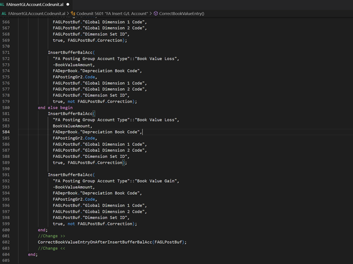 New Publisher CorrectBookValueEntry in Codeunit 5601 FA Insert G/L Account · Issue #12310 ...