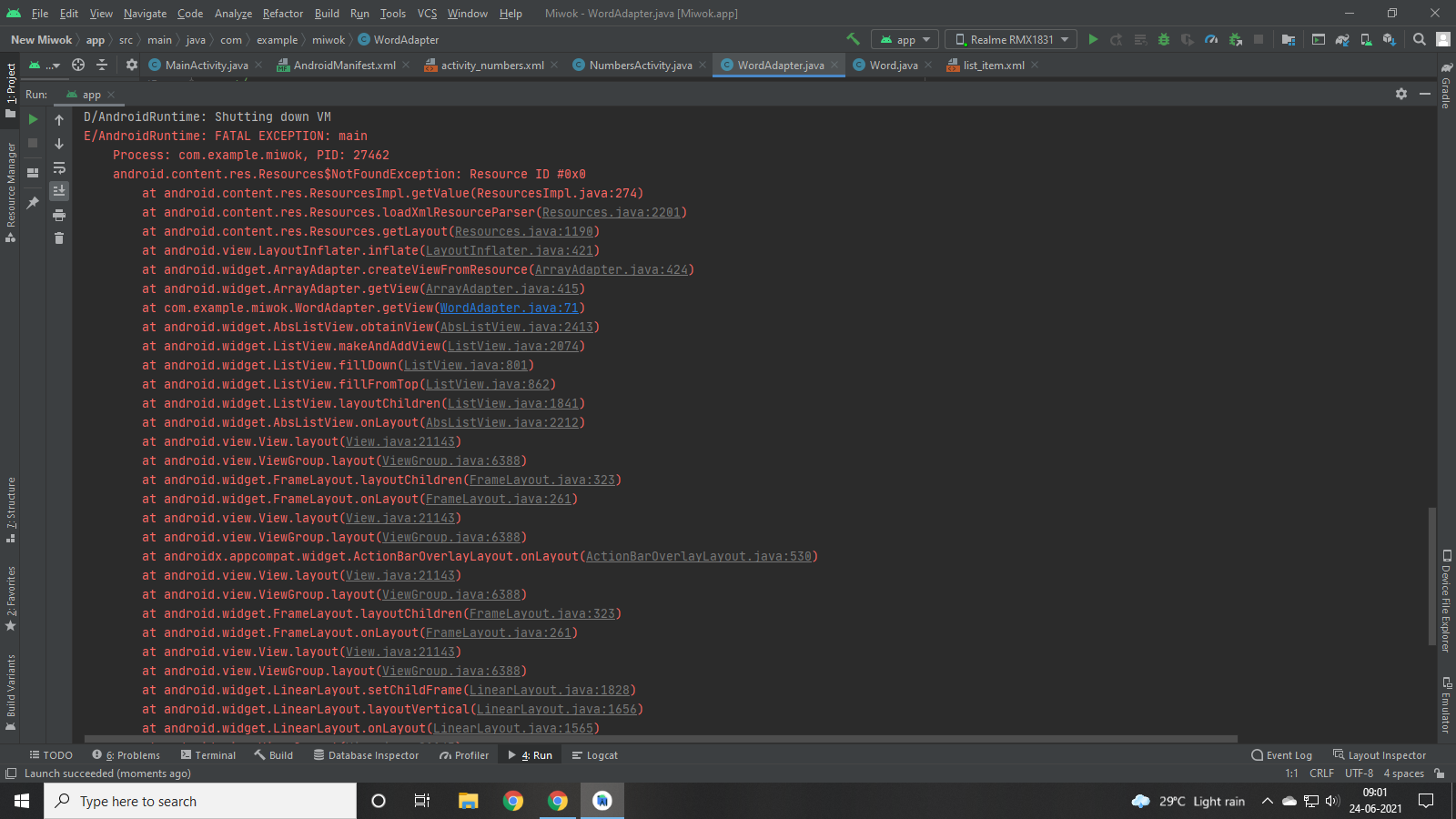 Issue in NumbersActivity.java · Issue #237 · udacity/ud839_Miwok · GitHub