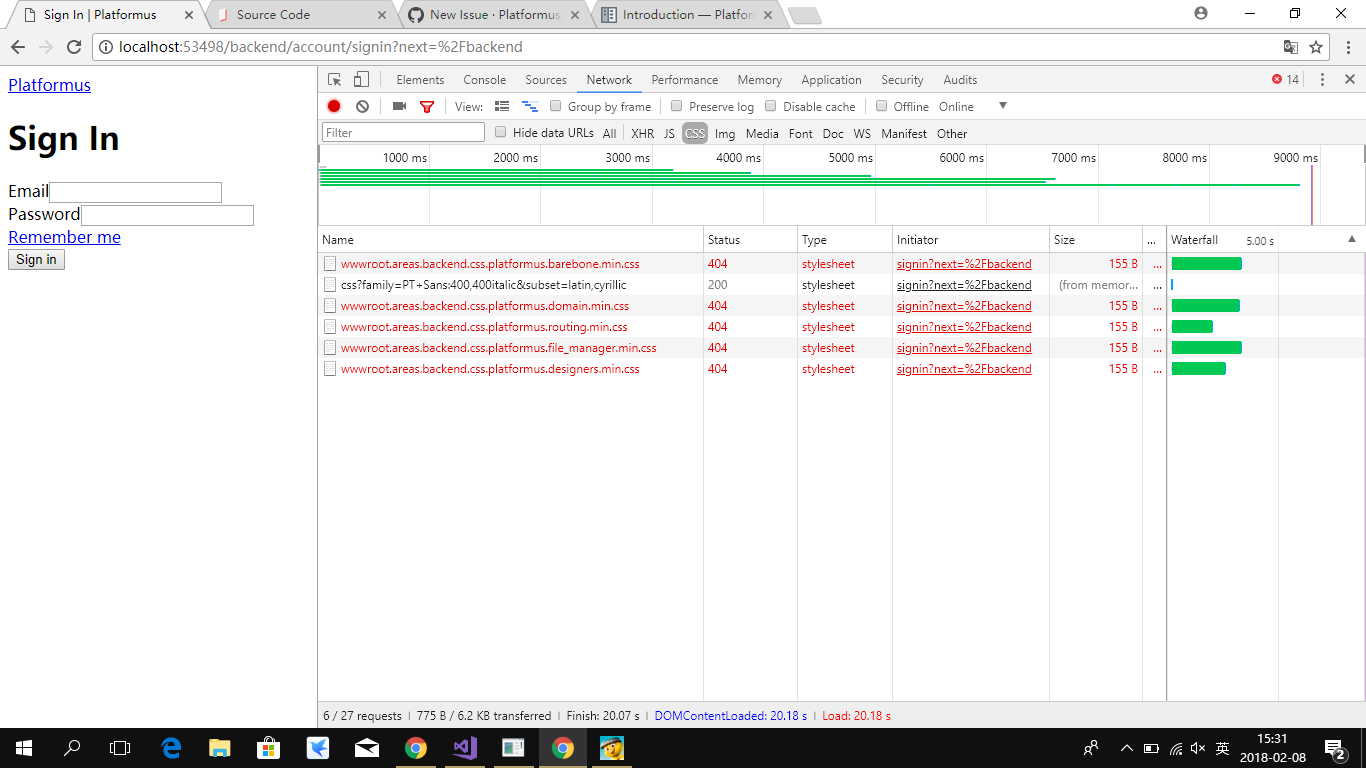When Run Web Applicationcss And Js Cant Load In Html · Issue 164 · Platformusplatformus · Github