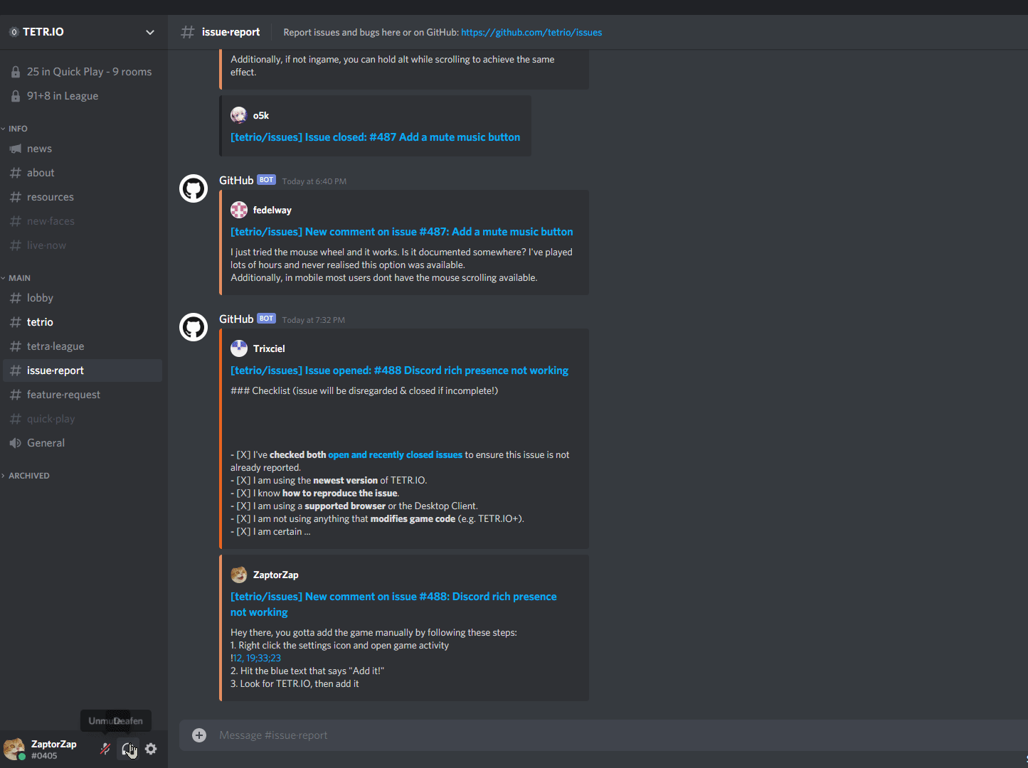 Discord rich presence not working · Issue #488 · tetrio/issues · GitHub