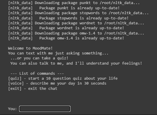 GitHub - molinari135/MoodMate: Speech and text recognition for teens ...
