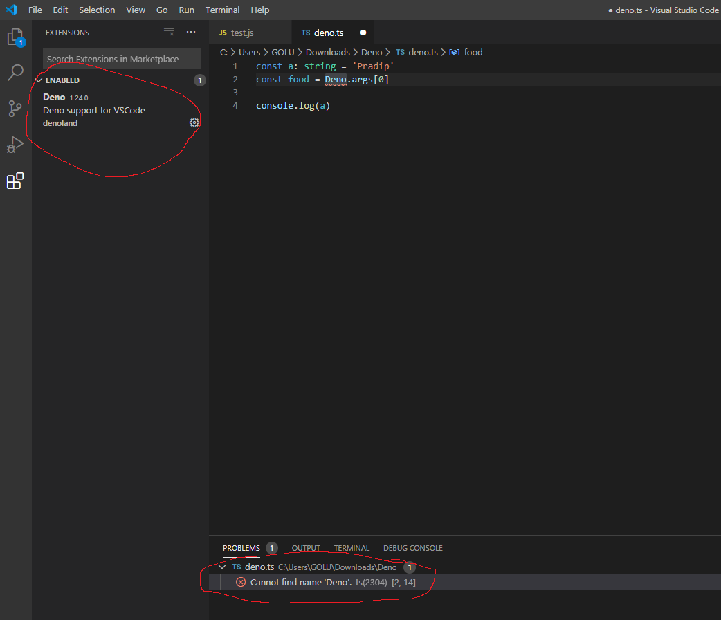 Cannot Find Name Deno · Issue 6201 · Denolanddeno · Github