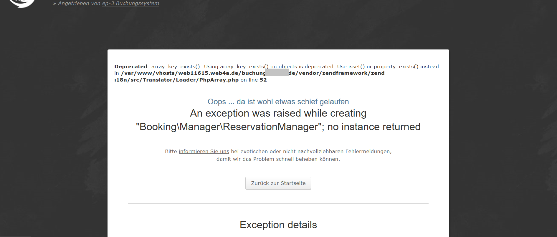 An exception was raised while creating "Booking\Manager\ReservationManager · Issue #298 · tkrebs ...