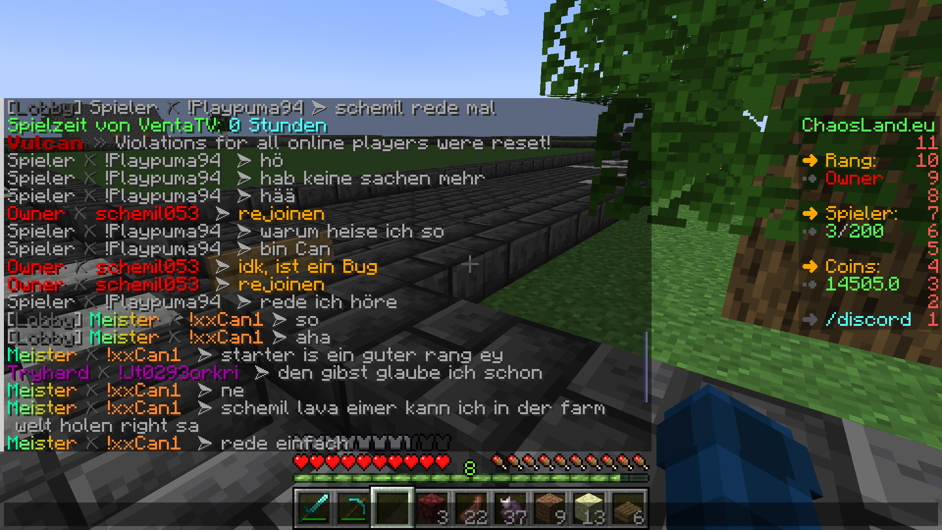 Users joined called !Playpuma94 · Issue #3533 · GeyserMC/Geyser · GitHub