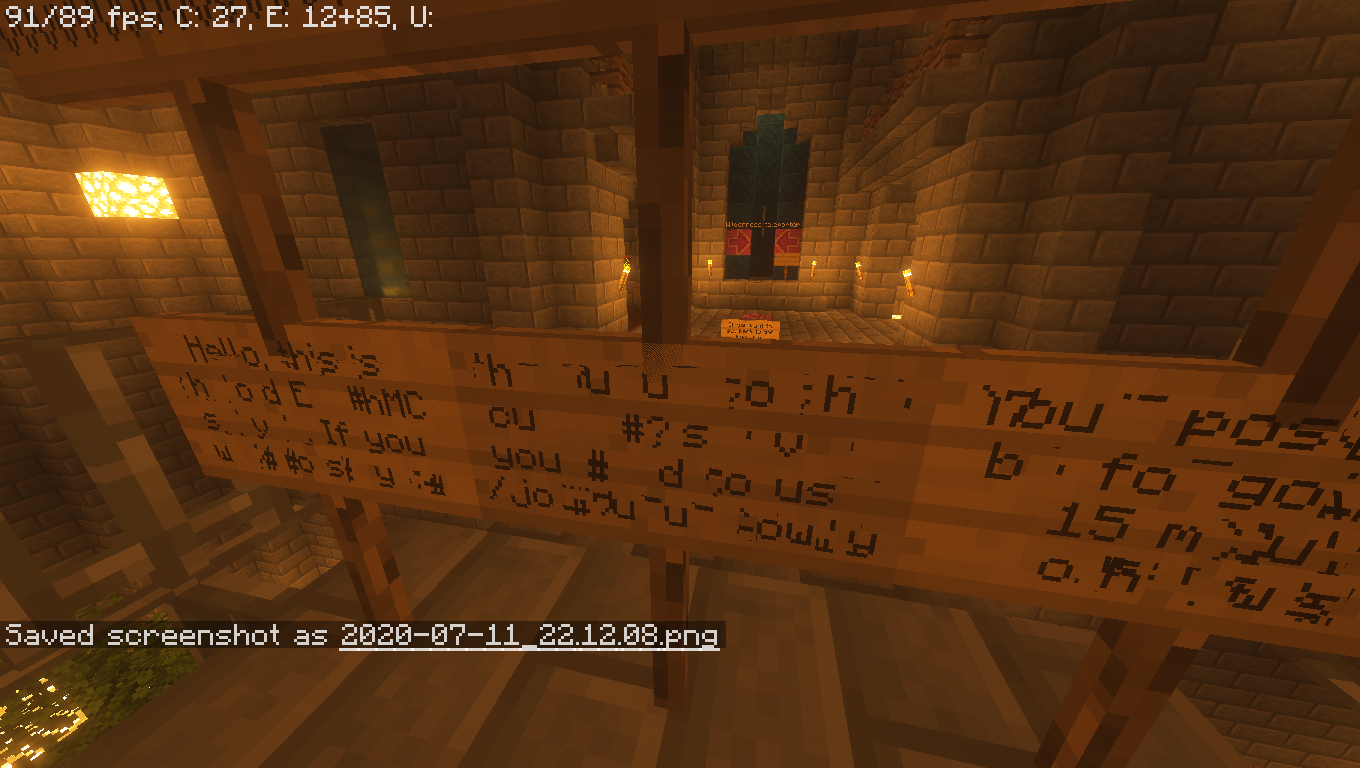 Signs look like if coded with §k · Issue #4332 · sp614x/optifine · GitHub