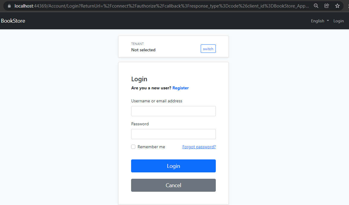Customize account/login and account/register components (ABP v4.4 ...