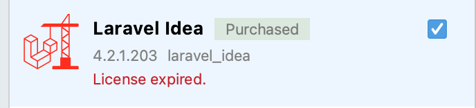 I renew my license but I cannot reactive it · Issue #259 · laravel-idea/plugin · GitHub