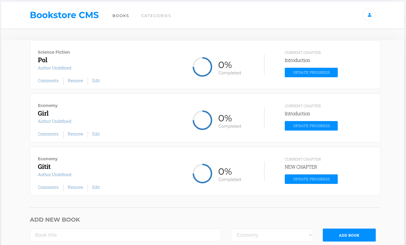GitHub - pasytchangwa/BookStore-app: The Bookstore is a website similar ...