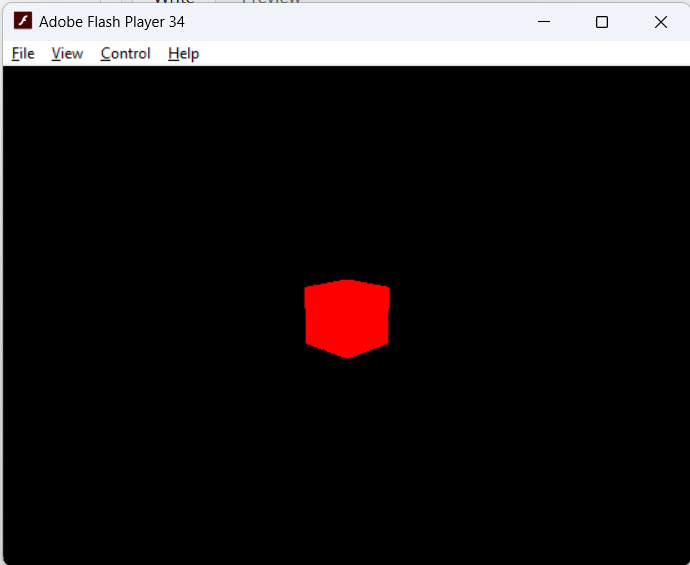 Ruffle cannot display a simple cube with Away3D yet · Issue #11682 · ruffle-rs/ruffle · GitHub