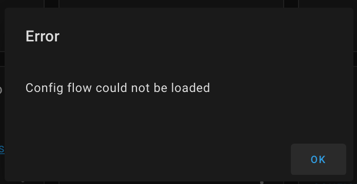 Config flow could not be loaded · Issue #2089 · hacs/integration · GitHub