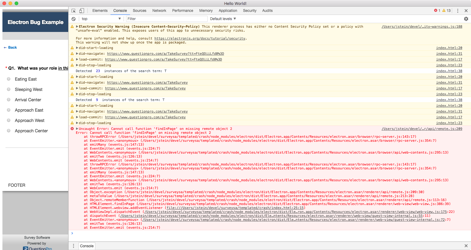 WebView: specific navigation condition causing - Missing Remote Object on · Issue #13137 ...