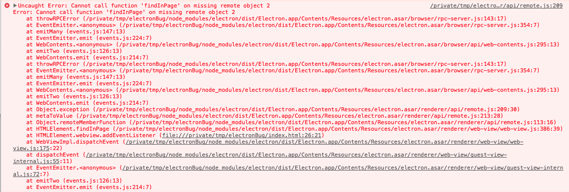 WebView: specific navigation condition causing - Missing Remote Object on · Issue #13137 ...