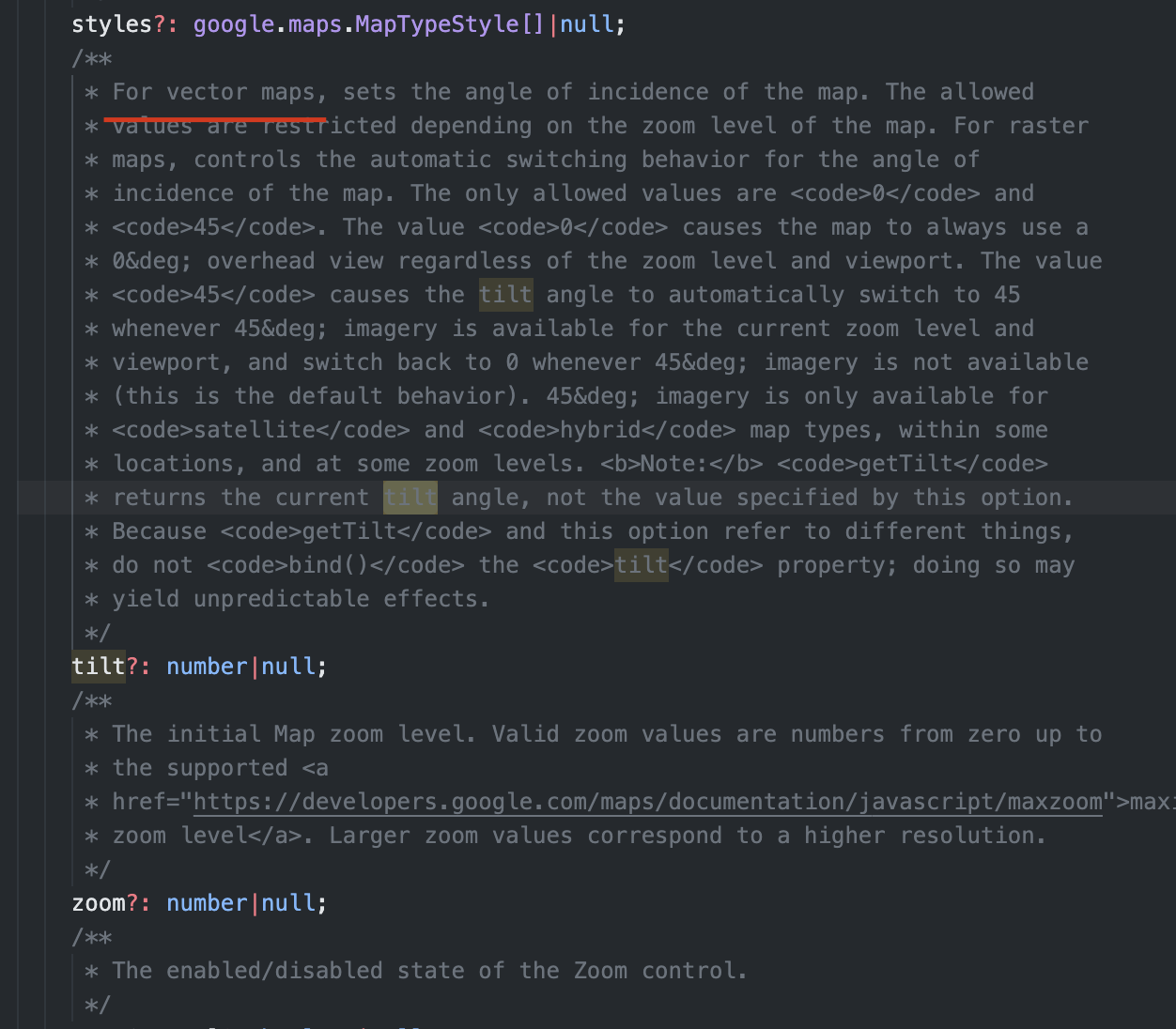 How to disable the tilt control? · Issue #3072 · JustFly1984/react-google-maps-api · GitHub