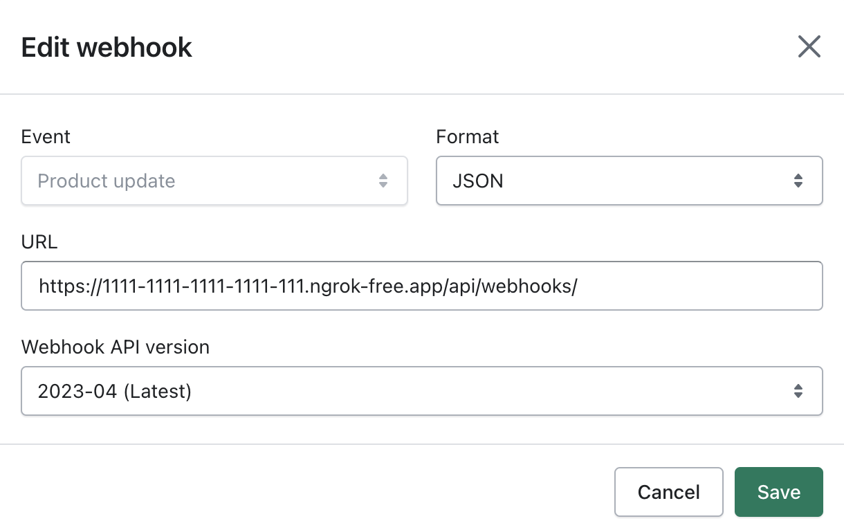 Shopify Notifications Webhooks don't apply includeFields and metafieldNamespaces fields · Issue ...