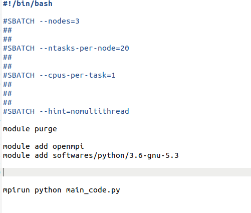 OpenMPI (60 cores) slower than local 4 cores · Issue #366 · dfm/emcee · GitHub
