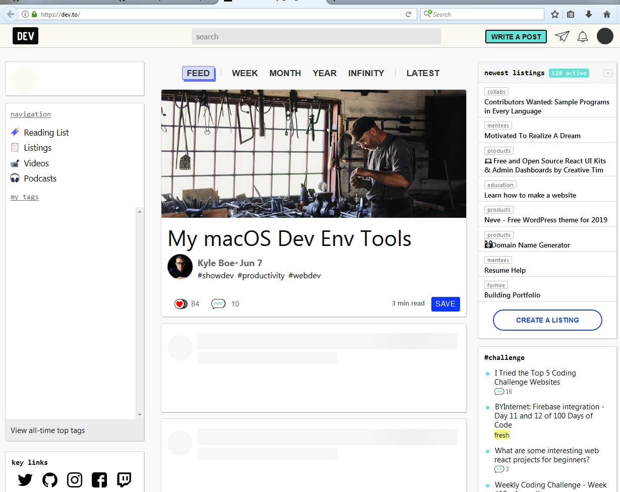 Site broken on waterfox · Issue #3081 · forem/forem · GitHub