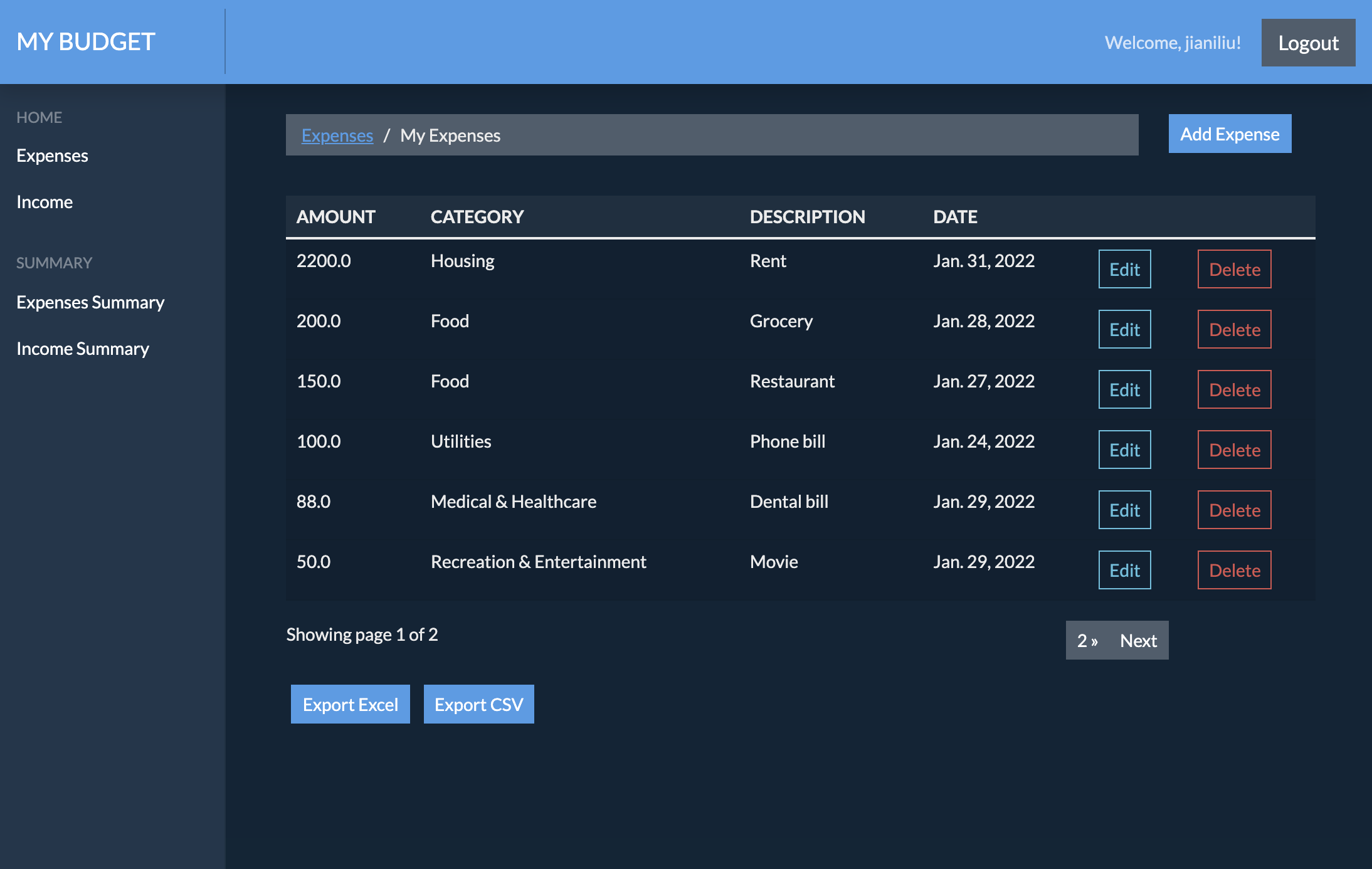 GitHub - liujiani505/mybudget