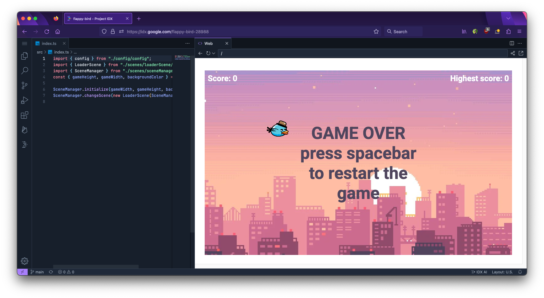 GitHub - prakhar1989/flappy-bird