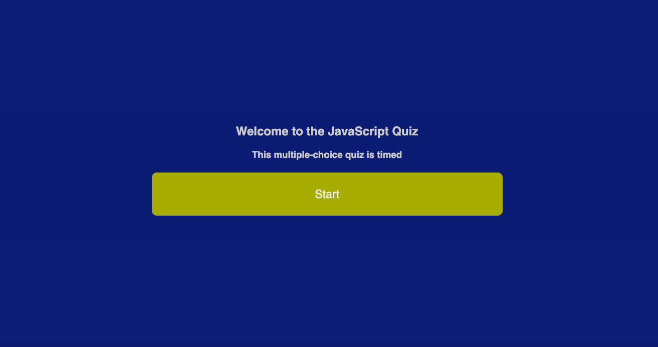 GitHub - CatalinaPatel/Web-APIs: Code quiz of multiple-choice questions.