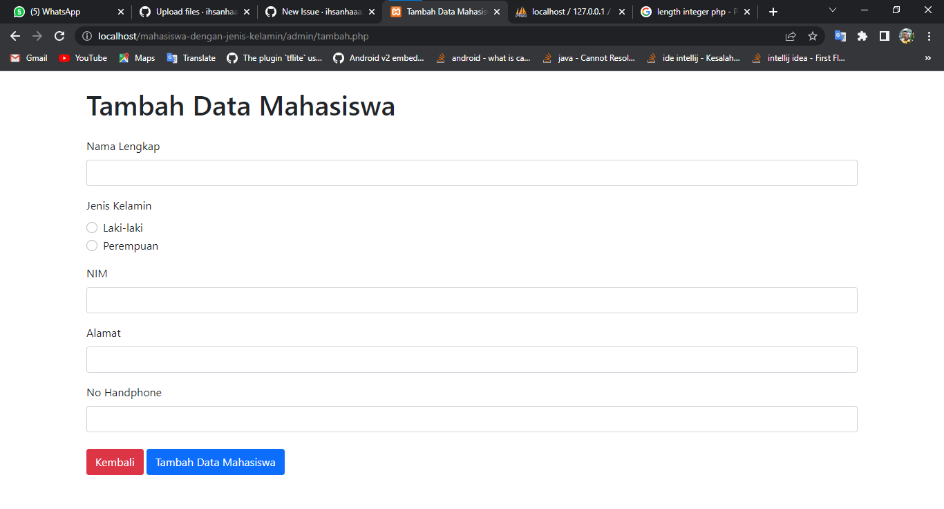 GitHub - ihsanhaaa/web-manajemen-mahasiswa-native: Web php native