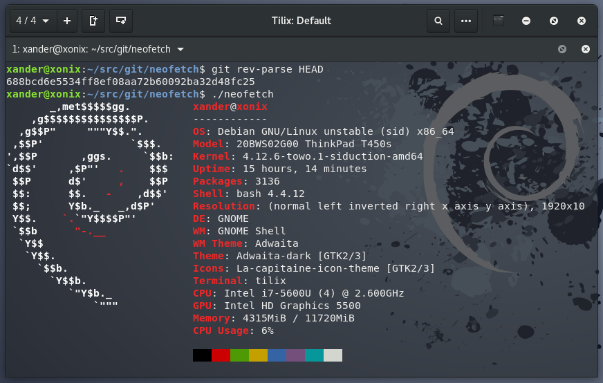 Bug Resolution Output · Issue 803 · Dylanarapsneofetch · Github 