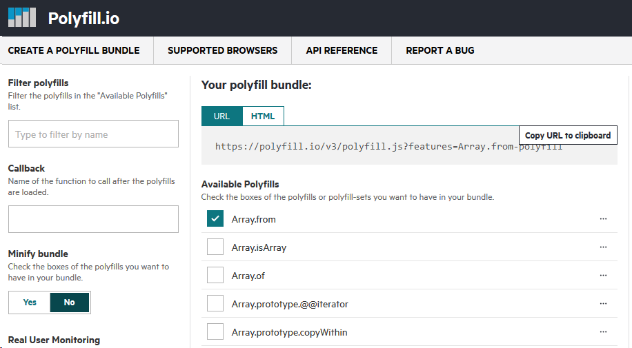 URL builder adds "-polyfill" suffix to all features · Issue #1906 · polyfillpolyfill/polyfill ...