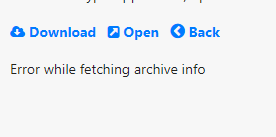 Error while fetching archive info · Issue #340 · prasathmani ...