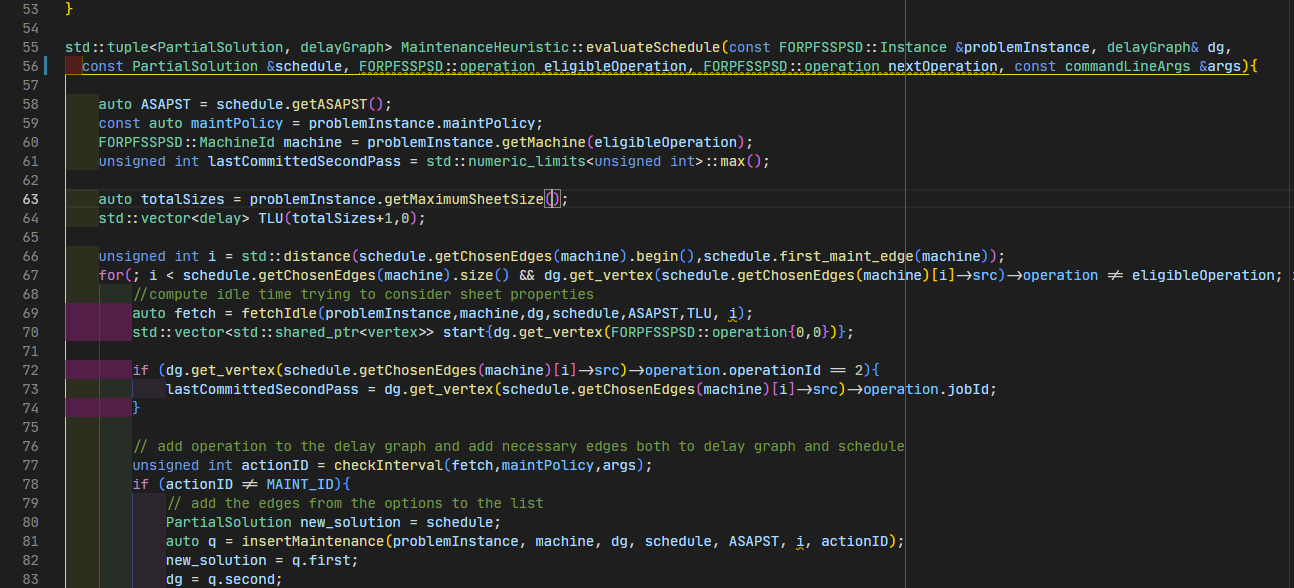 Format modified formats more than just the modified lines sometimes ...