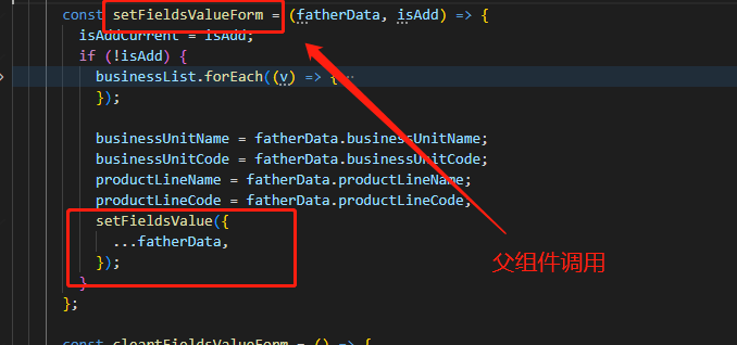 setFieldsValue 赋值赋不上 · Issue #2364 · vbenjs/vue-vben-admin · GitHub