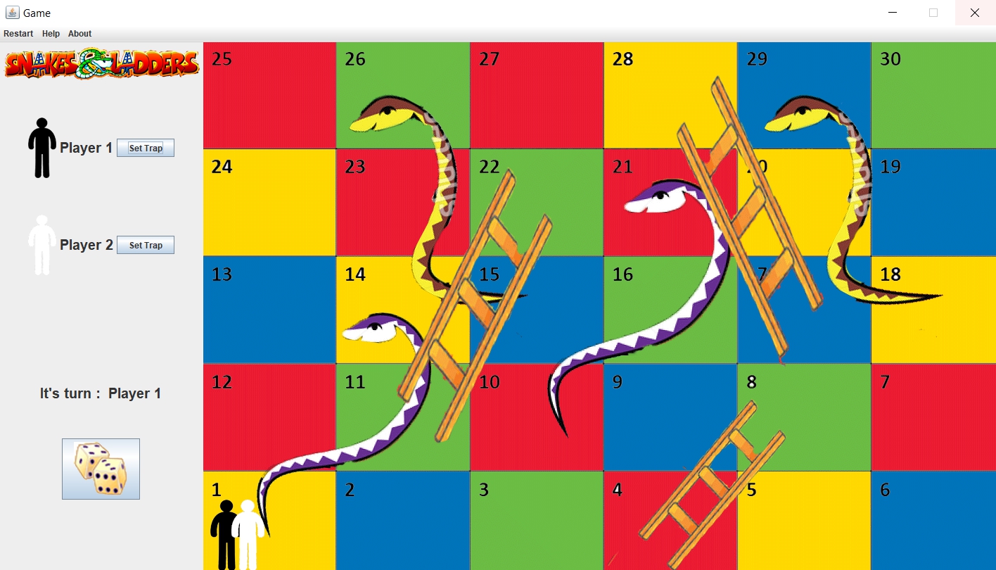 GitHub - MujtabaMohsin/Snakes-and-Ladders-Game: Snakes and Ladders Game is a traditional game ...