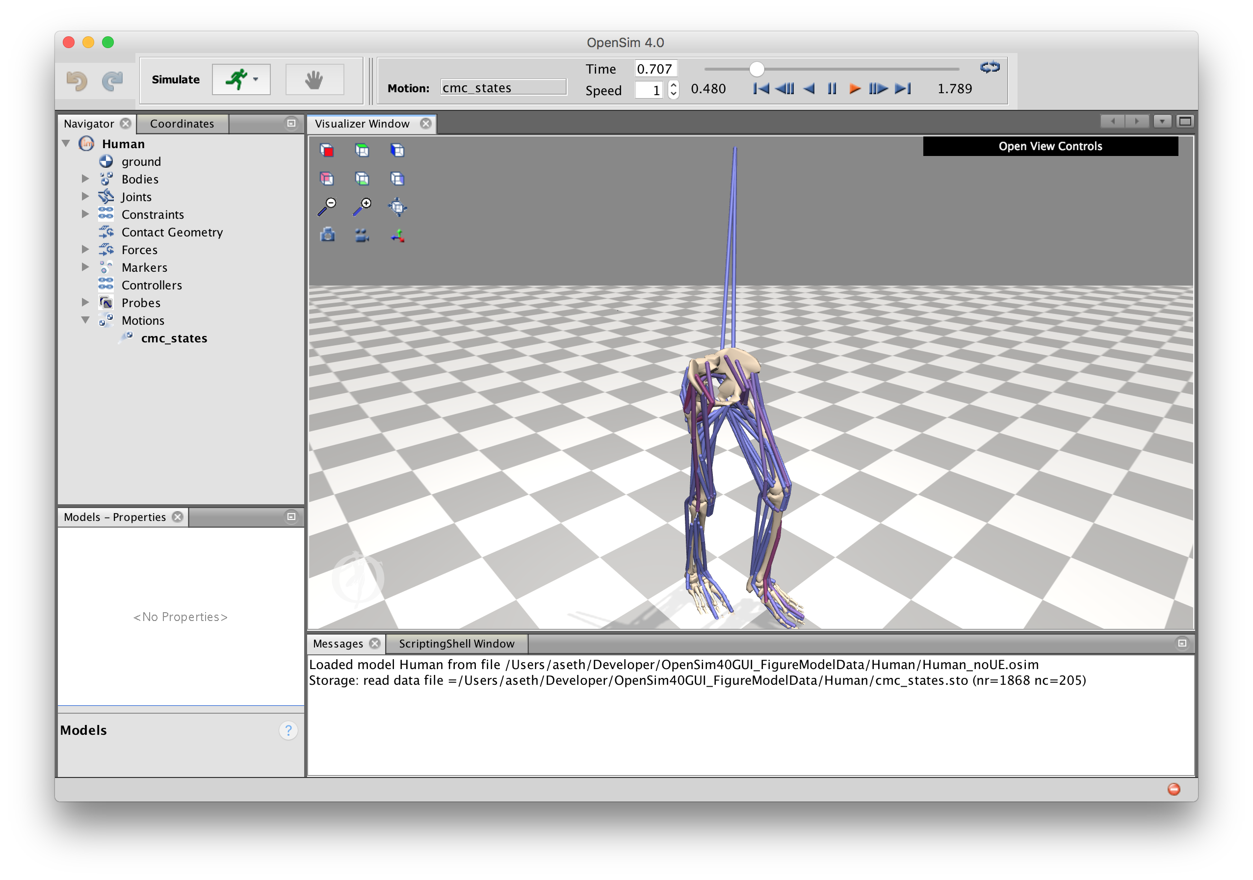 Unable To Play Motion File For Chimp Model · Issue 839 · Opensim Orgopensim Gui · Github