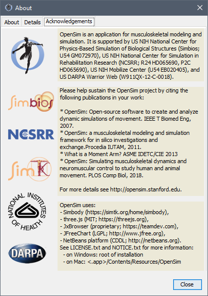 Update Documentation Etc To Cite Recent Opensim 40 Paper · Issue 2303 · Opensim Orgopensim