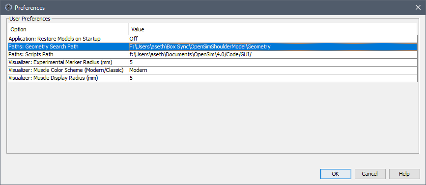 Geometry Path Has Default Appended Upon Launch Despite What User Had Set · Issue 1115 · Opensim