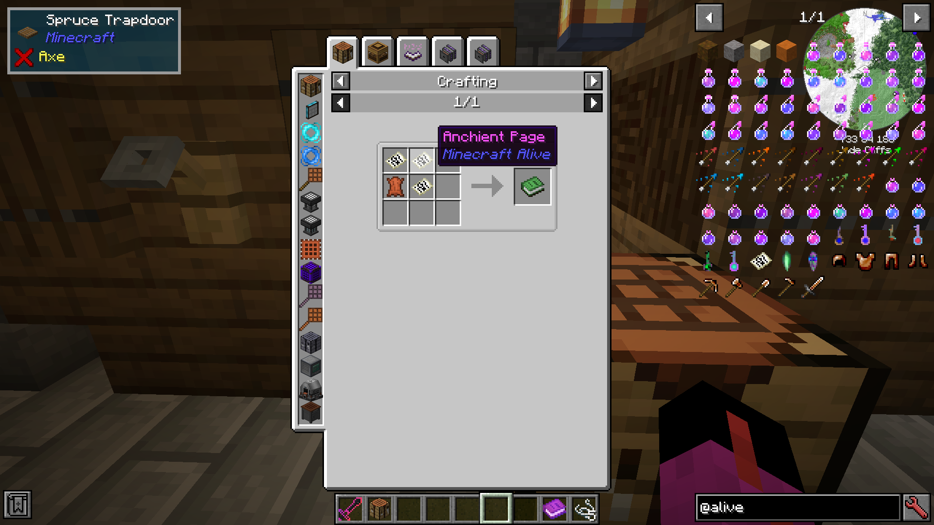 Magic book recipe · Issue #1 · Ghostcrafter090/Minecraft-Alive-3 · GitHub