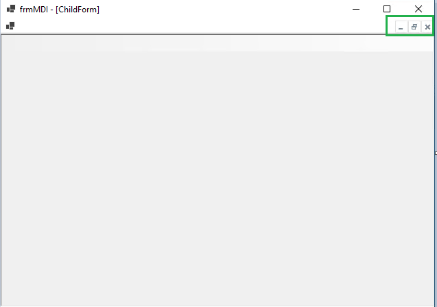 ControlBox (maximize, minimize, and close button) is not visible on MainMenu when maximizing ...