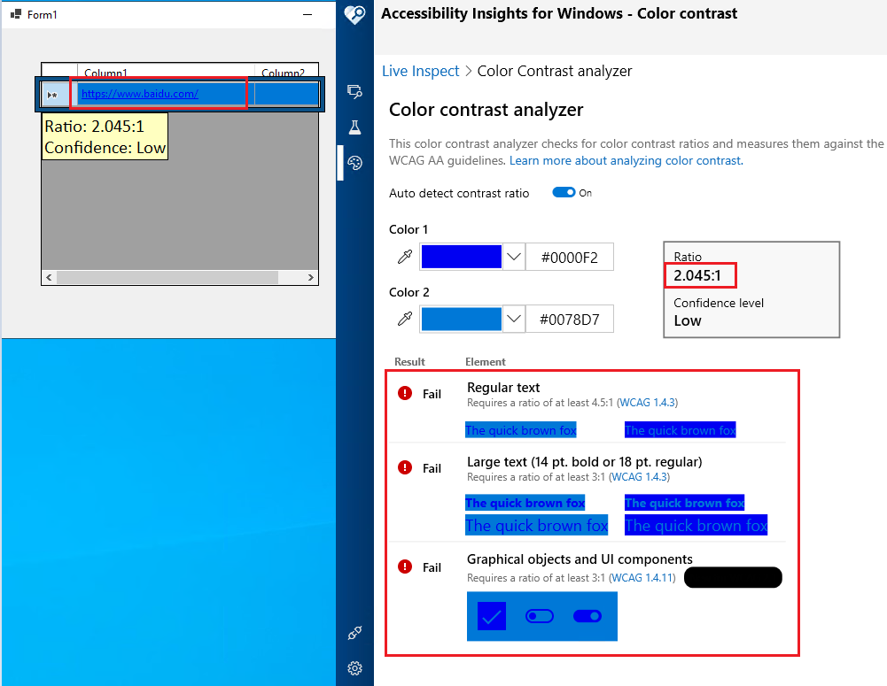 [Accessibility] [Color Contrast] The Link is practically invisible when ...