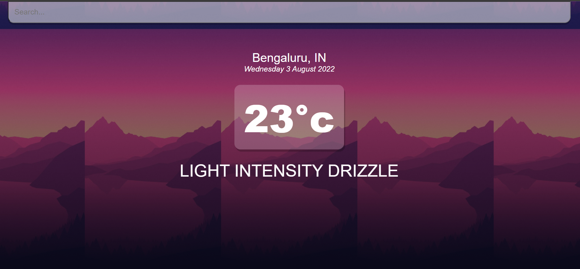 GitHub - shrikarthik007/weather_web_app: This app is built in React, it collects the weather ...