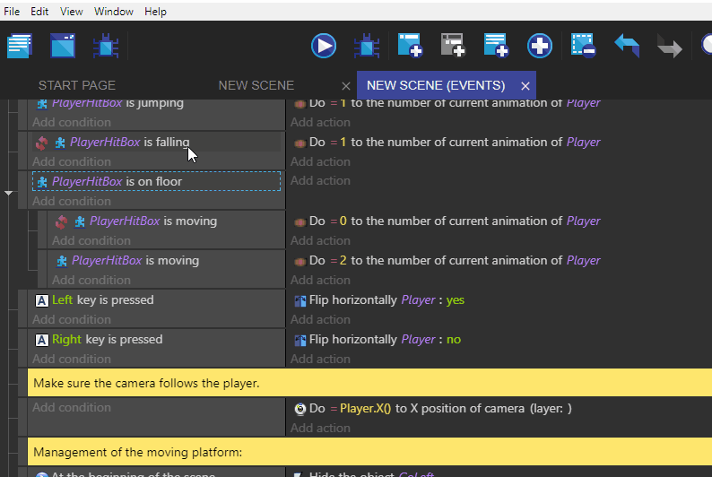 Command to invert condition in event sheet condition context menu ...