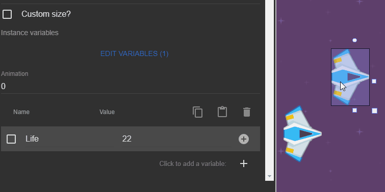 Idea - Automatically show default variables on each instance · Issue #477 · 4ian/GDevelop · GitHub