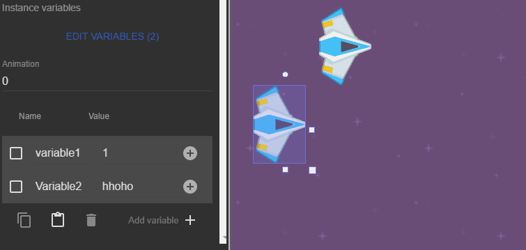 Idea - Automatically show default variables on each instance · Issue #477 · 4ian/GDevelop · GitHub