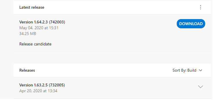 Version of release in table overview · Issue #1843 · microsoft ...