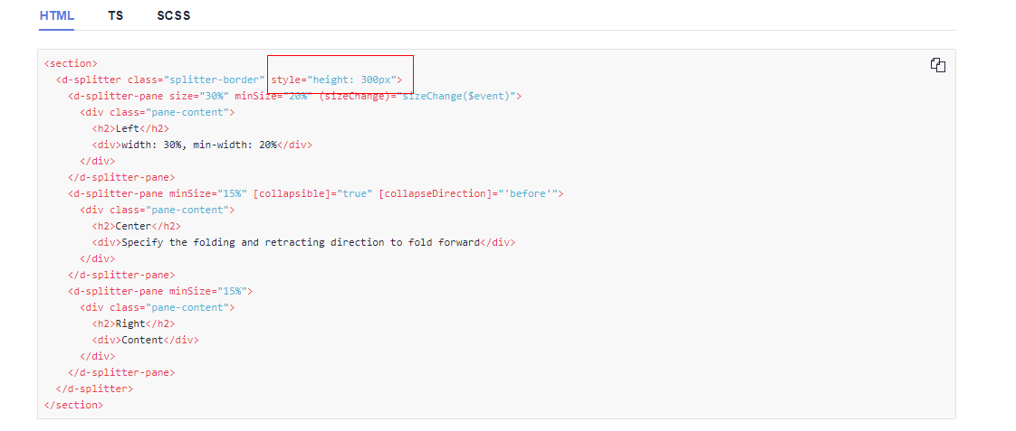[让使用者很难想到的事情] Splitter分割器问题 · Issue #220 · DevCloudFE/ng-devui · GitHub