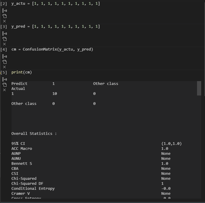 Single category cannot be executed · Issue #310 · sepandhaghighi/pycm · GitHub