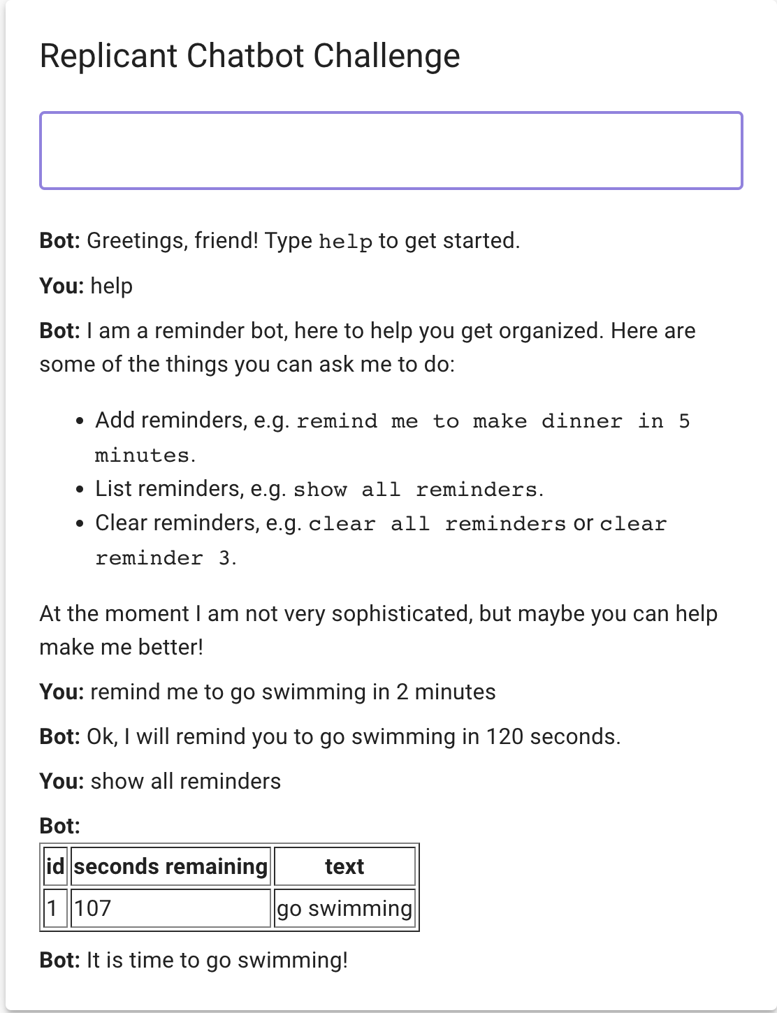 Github Developertogochatbot A Sample Nodejs Chatbot To Be Tested By My Chatbot Test Repo At
