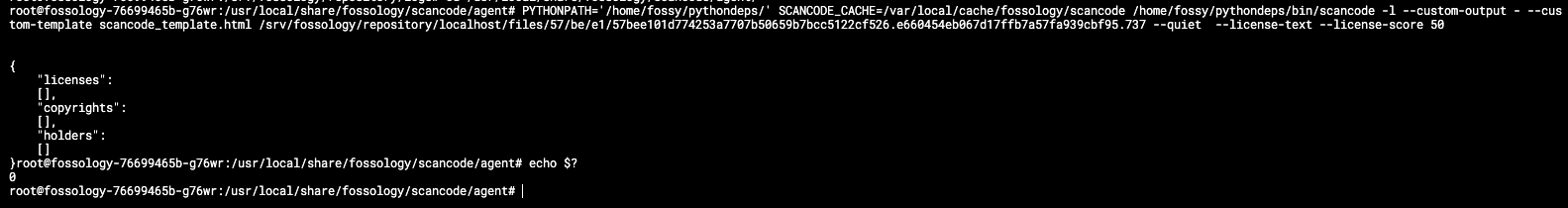 Scanner Constantly Failing In Docker · Issue 2543 · Fossology Fossology · Github