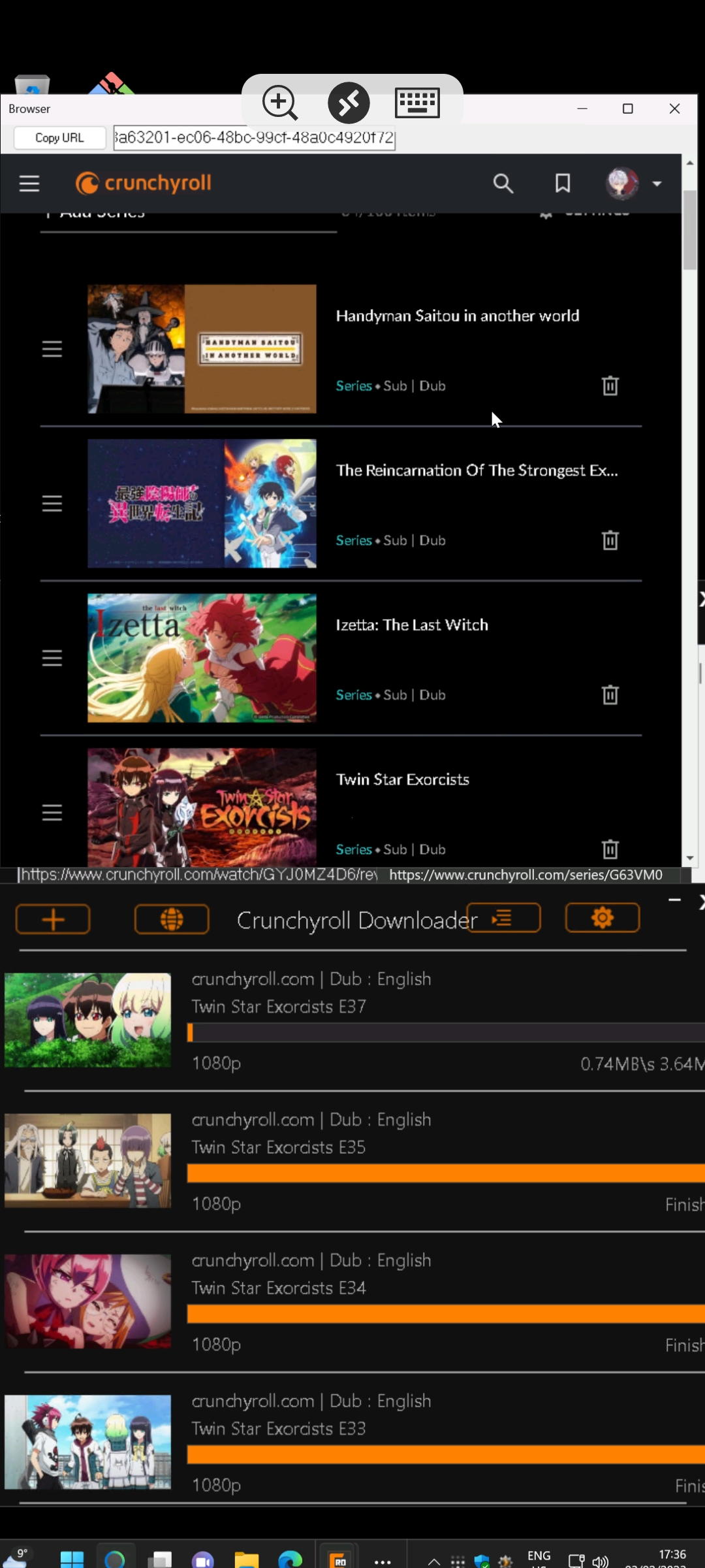 Queue halts until the browser window is refreshed? · Issue #687 · hama3254/Crunchyroll ...
