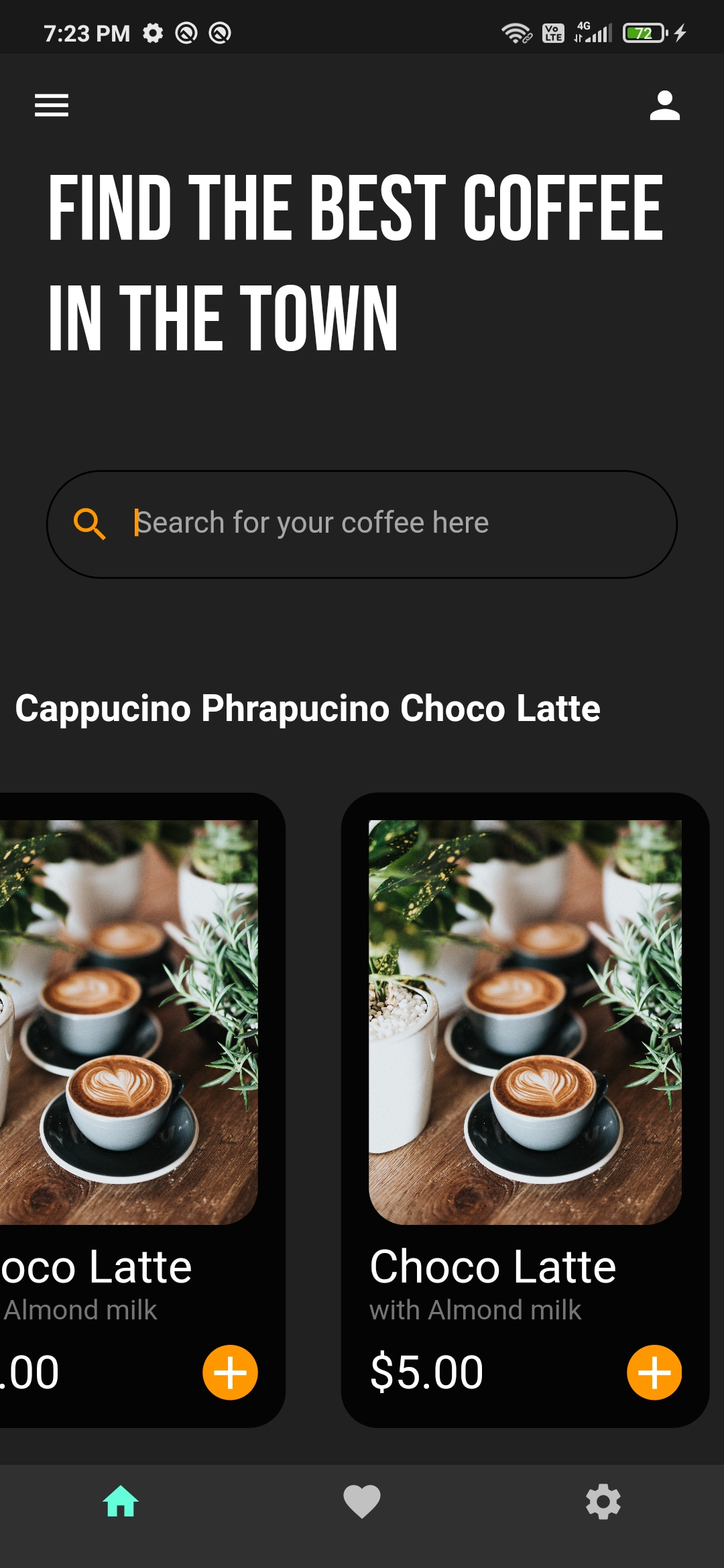 GitHub - ayushkharwal/CoffeeApp-UI